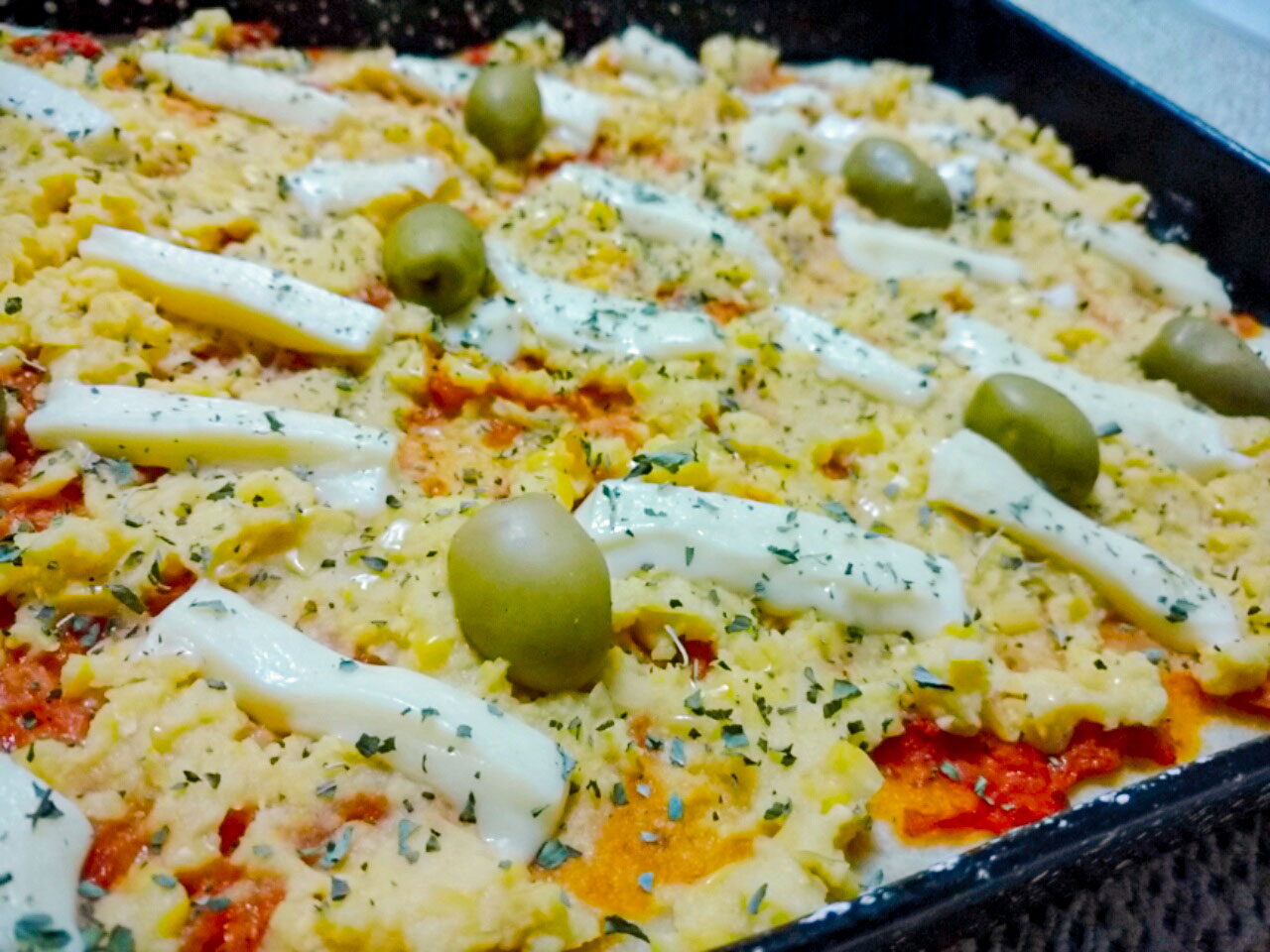 Pizza con choclo – Cocinando Salud